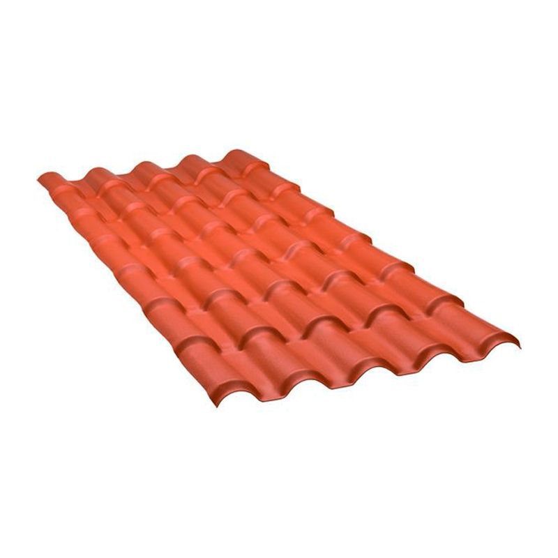 Telha PVC Colonial Cerâmica 2,30X0,86CM 2MM - Eplast - Carajás